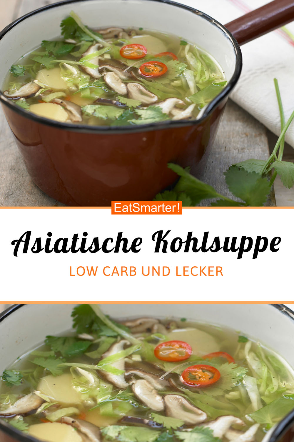 Asiatische Kohlsuppe Rezept | EAT SMARTER