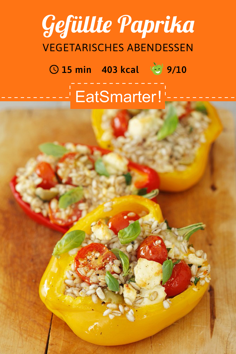 Gefüllte Paprika vegetarisch Rezept | EAT SMARTER