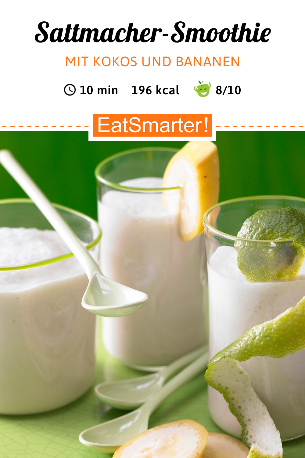 Kokos-Bananen-Smoothie Rezept | EAT SMARTER