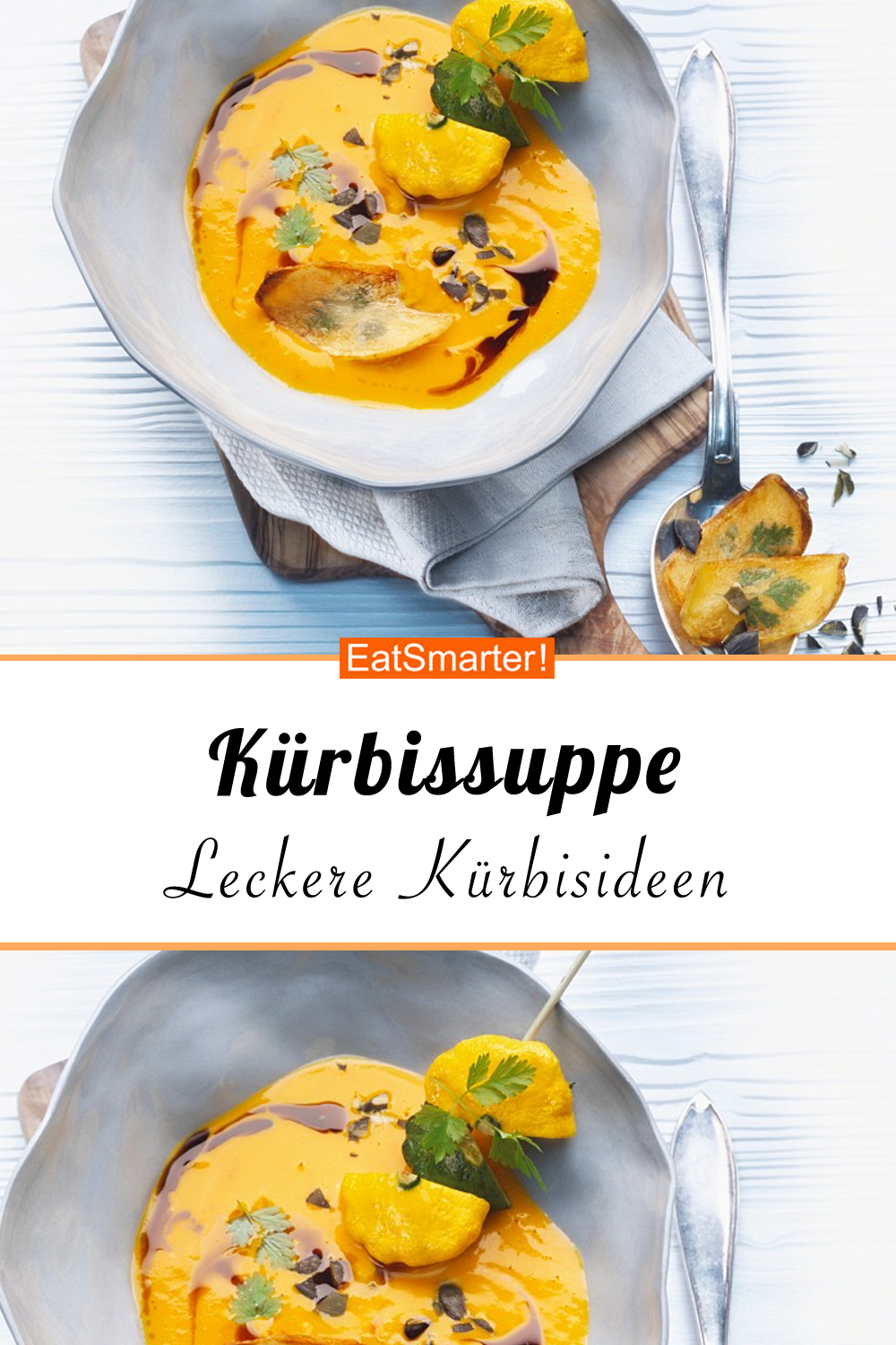 Kürbissuppe mit Hokkaido und Patisson Rezept | EAT SMARTER