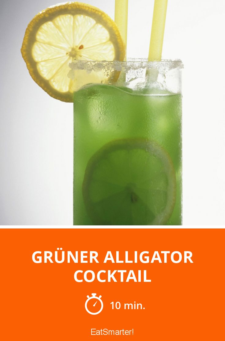 Grüner Alligator Cocktail Rezept | EAT SMARTER