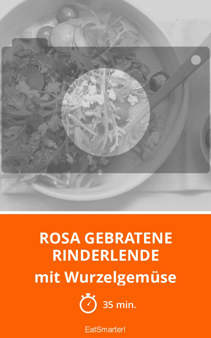 Rosa gebratene Rinderlende Rezept | EAT SMARTER
