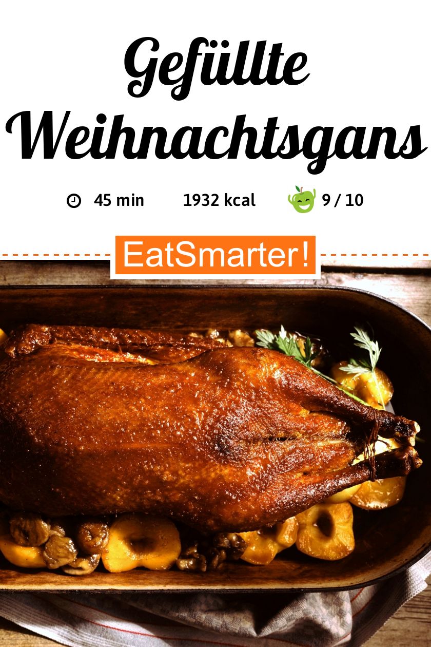 Gefüllte Weihnachtsgans Rezept | EAT SMARTER