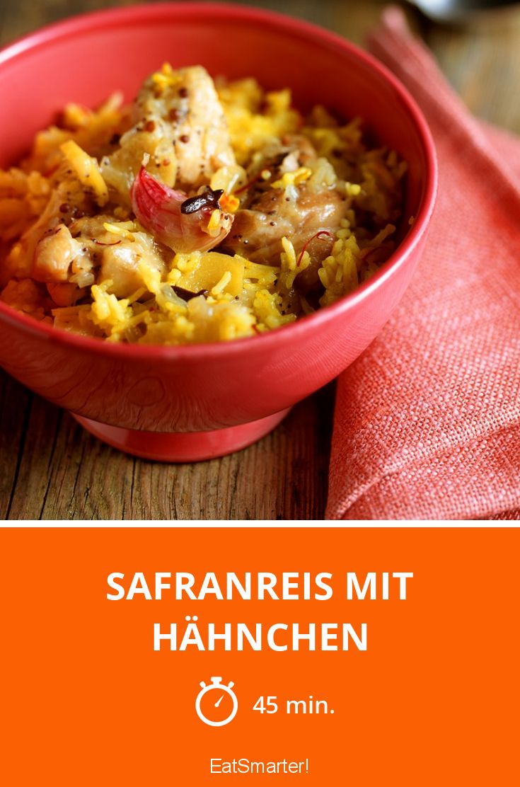 Safranreis mit Hähnchen Rezept | EAT SMARTER