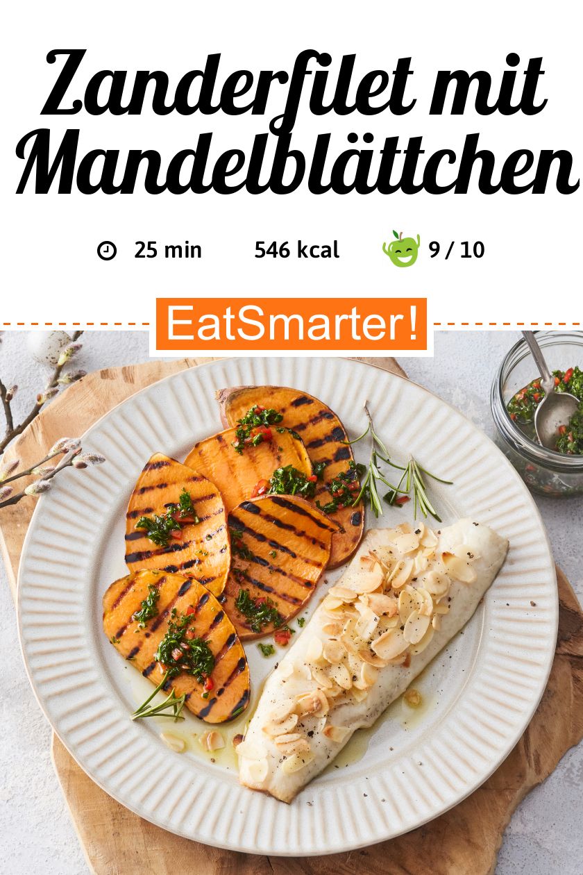 Zanderfilet mit Mandelblättchen Rezept | EAT SMARTER