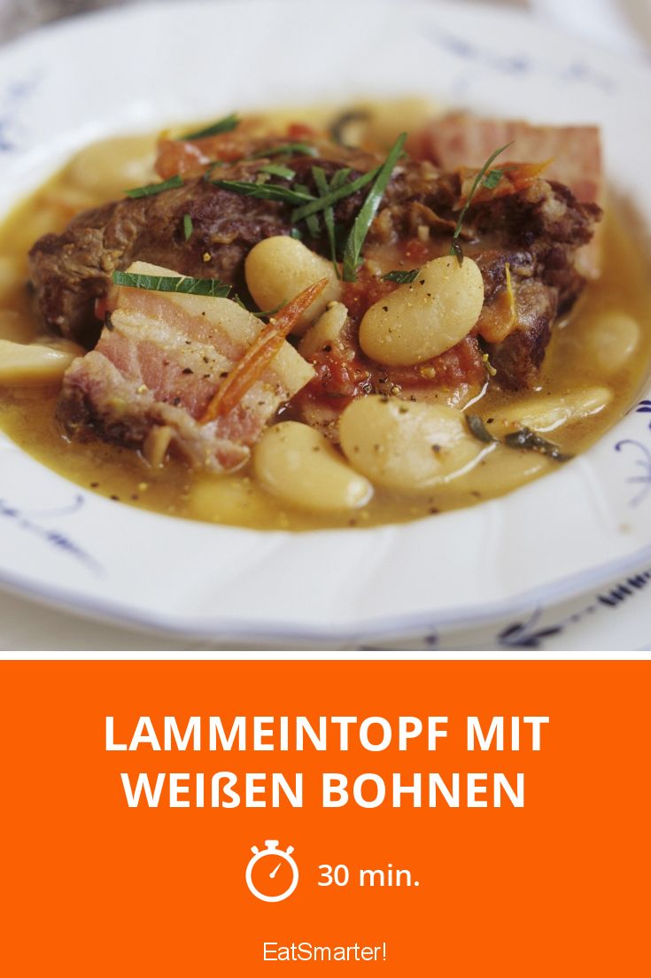 Lammeintopf mit weißen Bohnen Rezept | EAT SMARTER