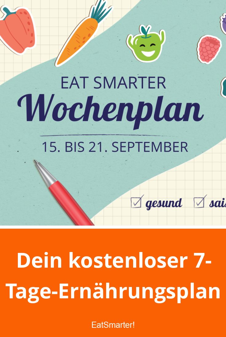 Wochenplan – Kalenderwoche 38 | EAT SMARTER
