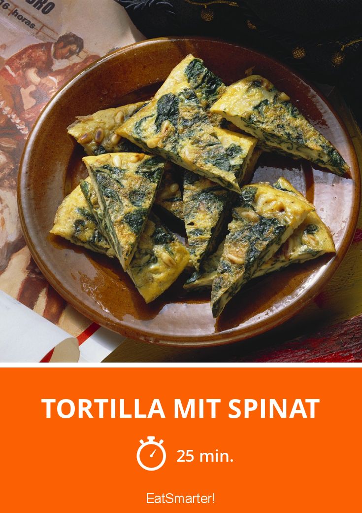 Tortilla mit Spinat Rezept | EAT SMARTER