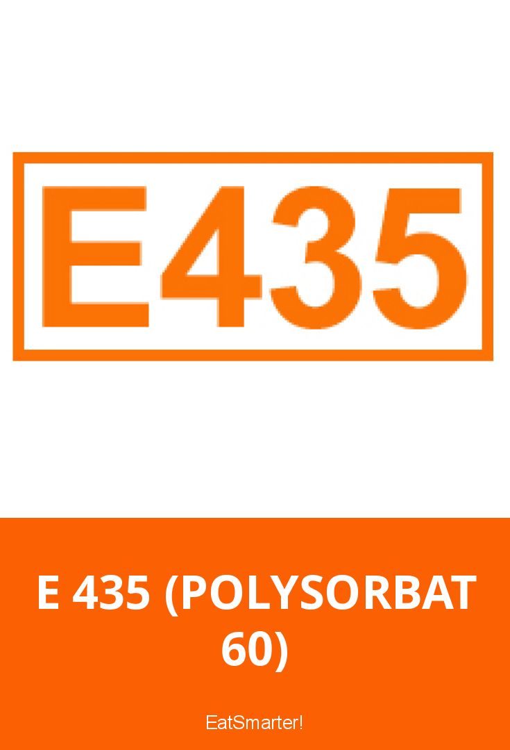 E 435 (Polysorbat 60) | EAT SMARTER