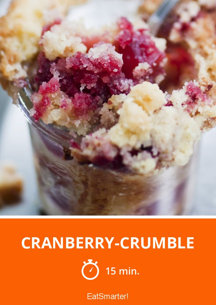 Cranberry-Crumble Rezept | EAT SMARTER