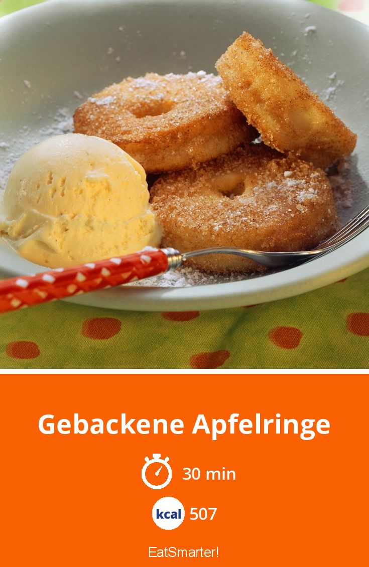 Gebackene Apfelringe Rezept | EAT SMARTER