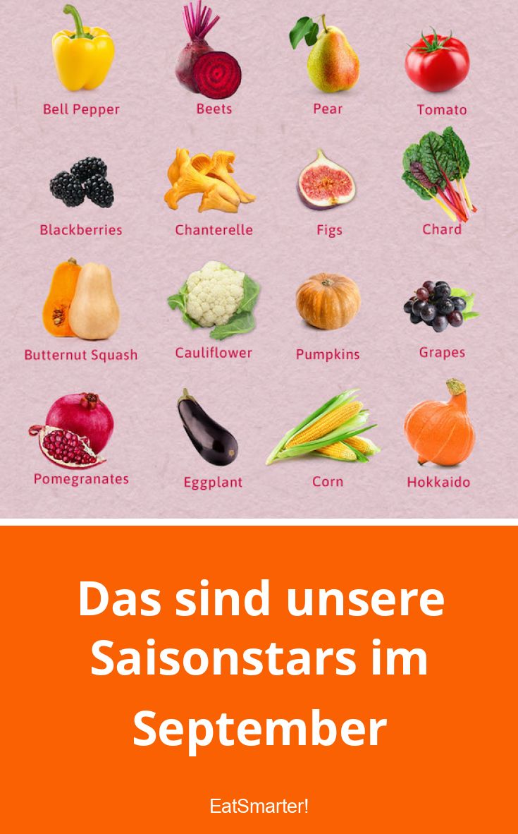 Saisonkalender September Obst & Gemüse | EAT SMARTER