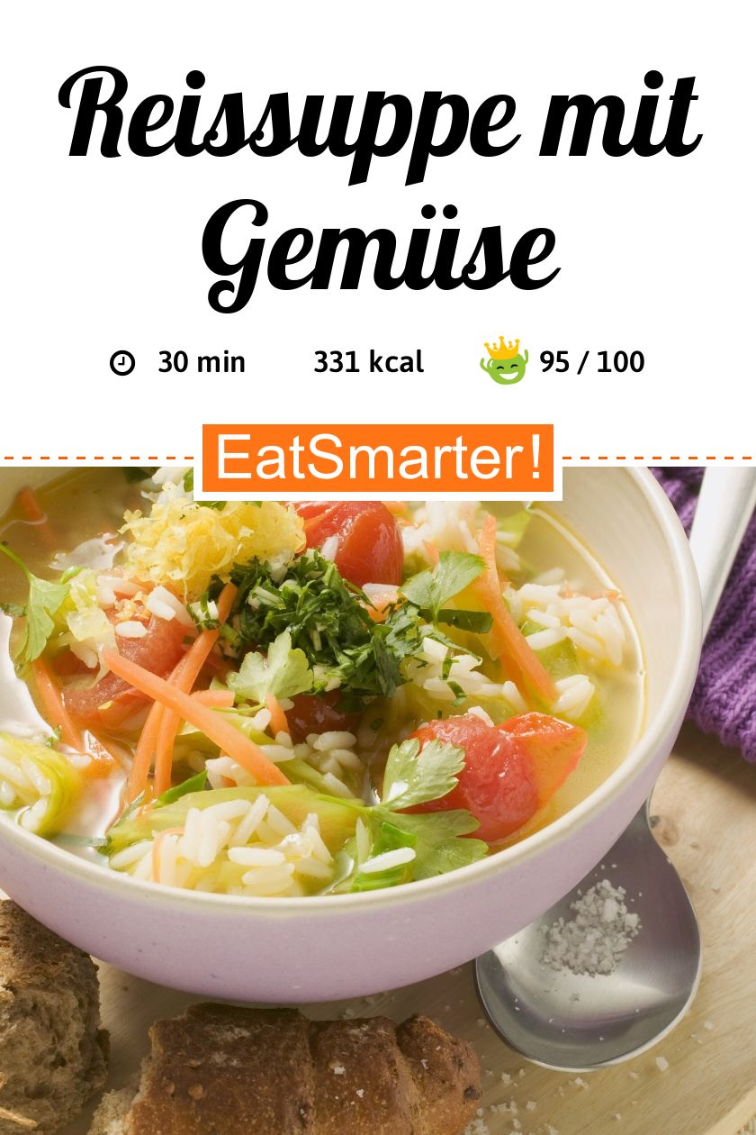 Reissuppe mit Gemüse Rezept | EAT SMARTER
