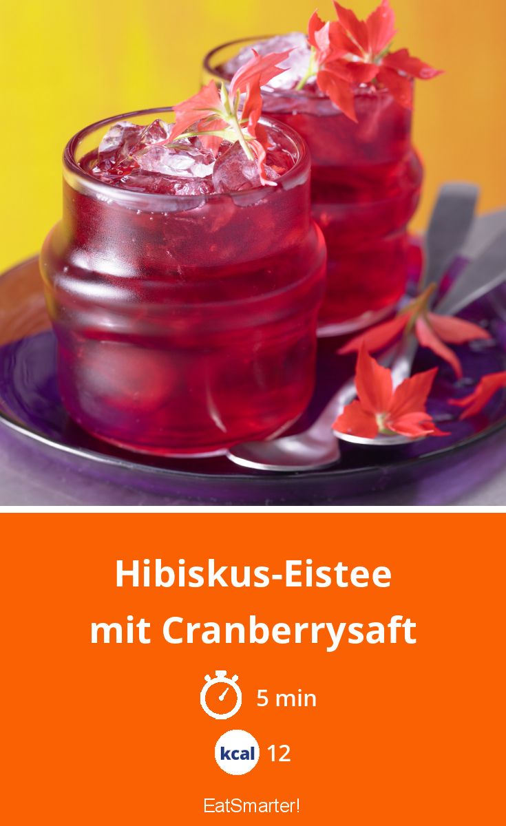 Hibiskus-Eistee Rezept | EAT SMARTER