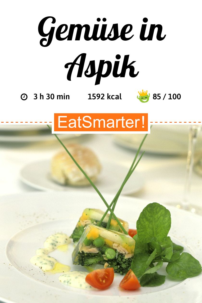 Gemüse in Aspik Rezept | EAT SMARTER