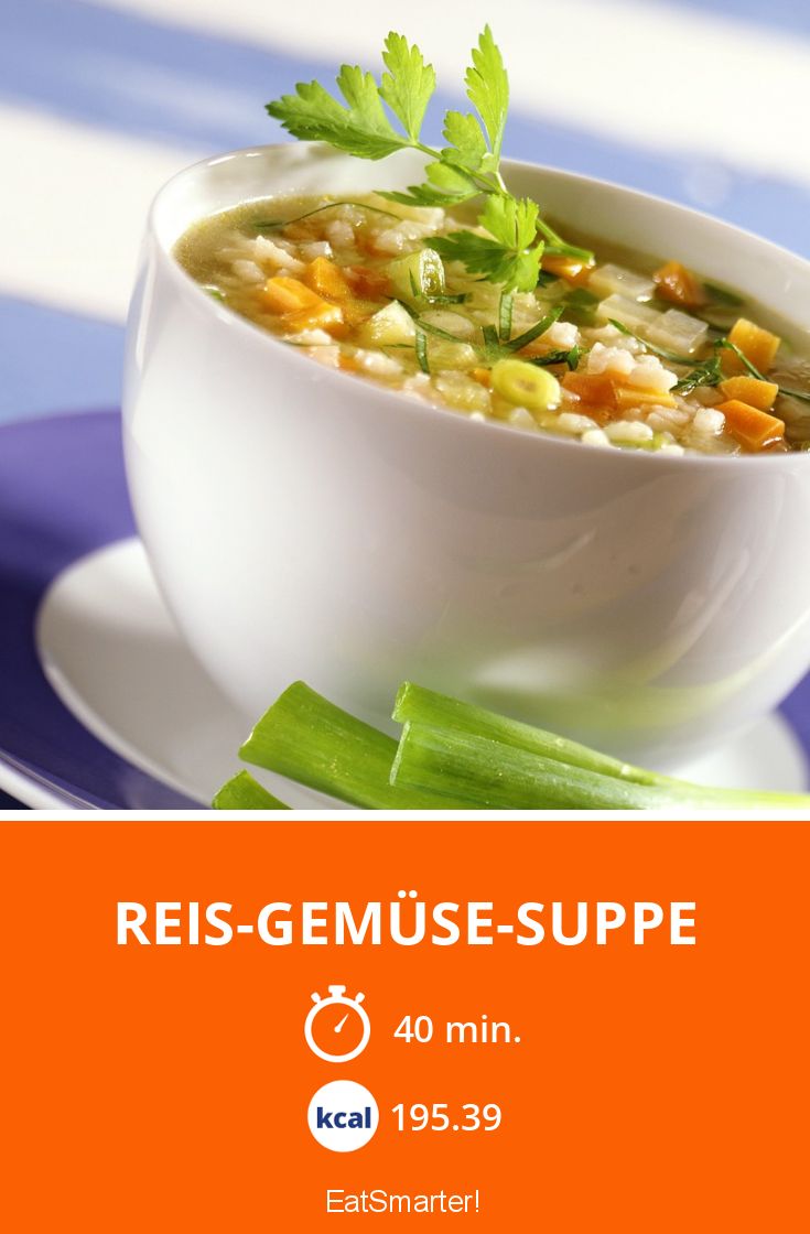 Reis-Gemüse-Suppe Rezept | EAT SMARTER
