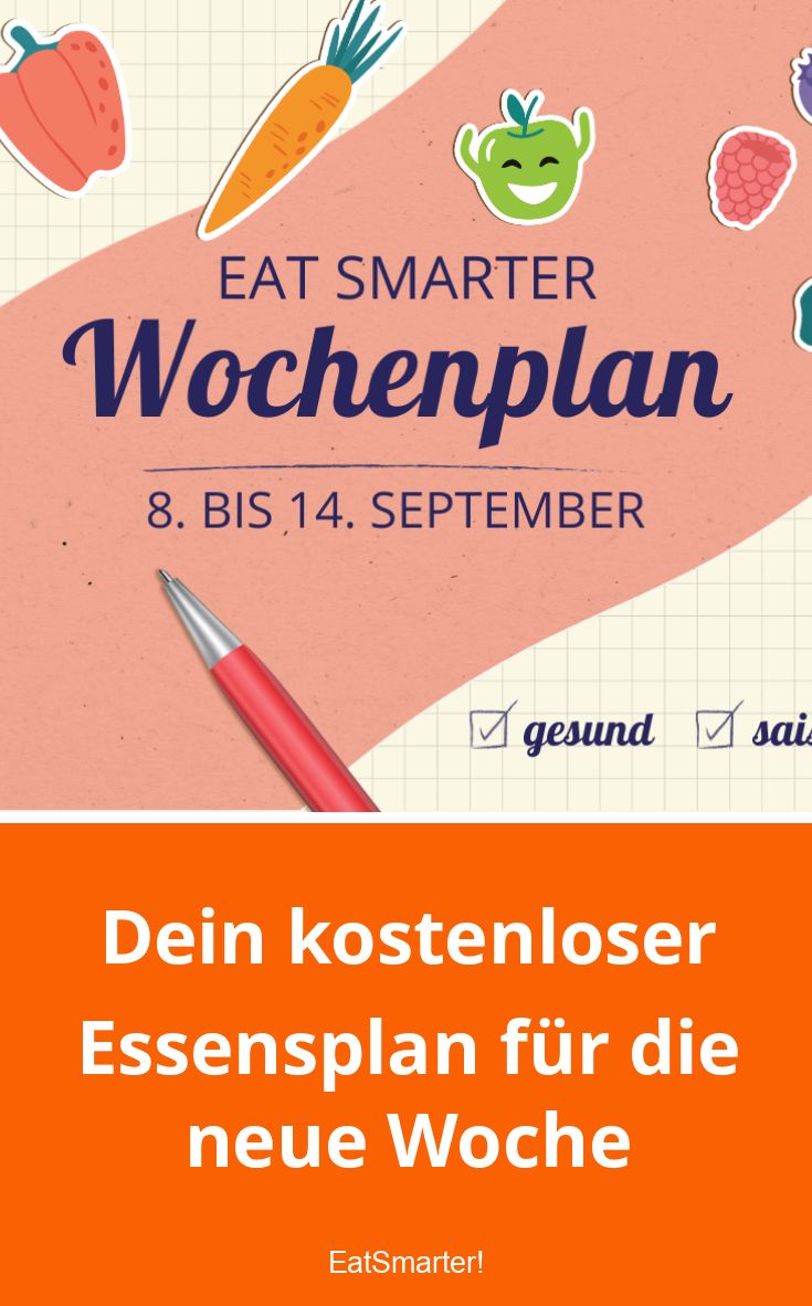 Wochenplan – Kalenderwoche 37 | EAT SMARTER