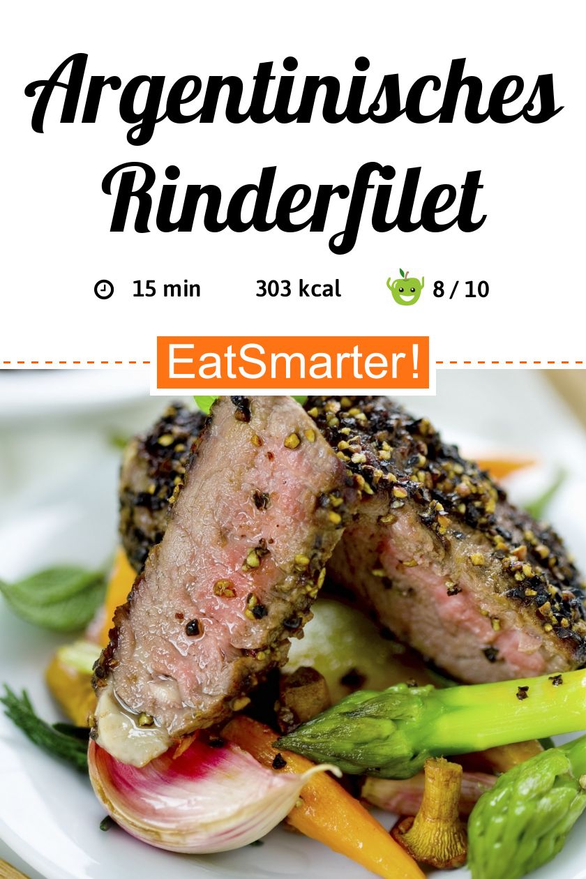 Argentinisches Rinderfilet mit Pfifferlingen und Gemüse Rezept | EAT ...