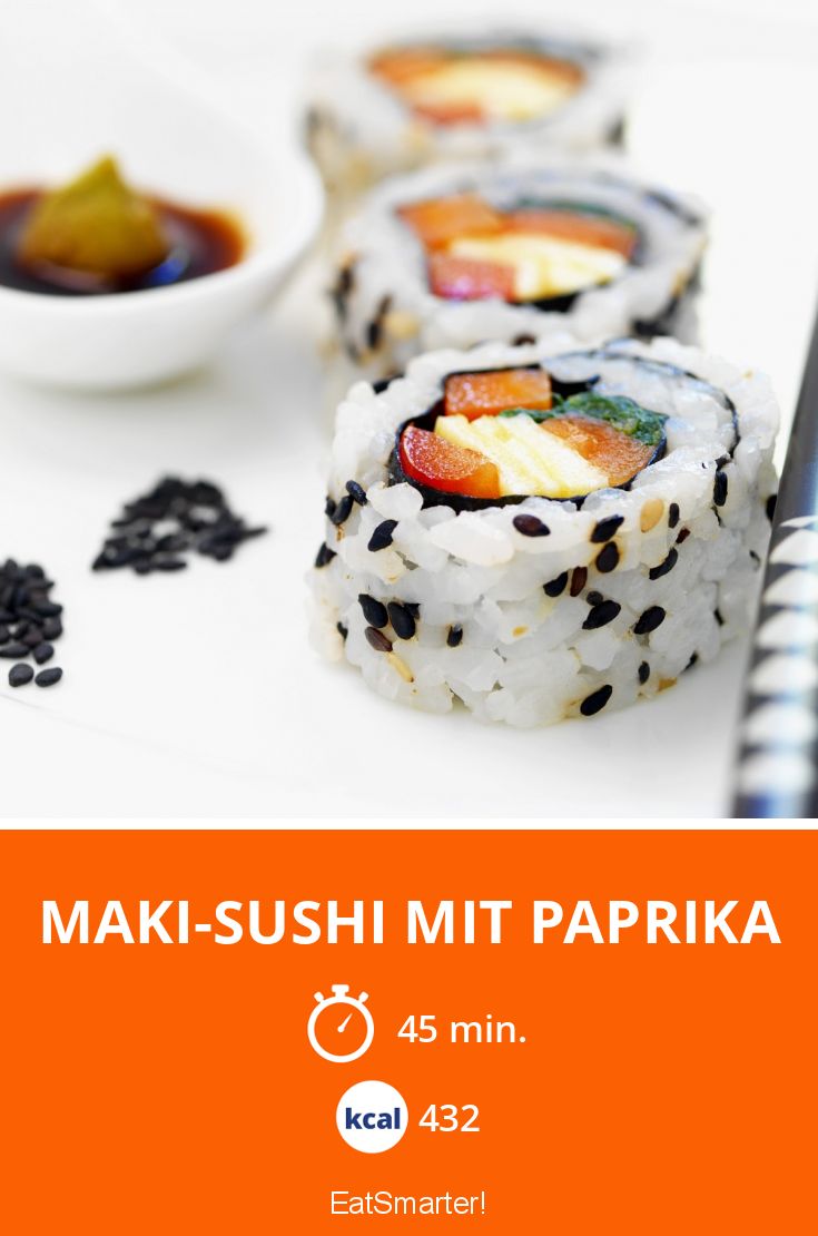 Maki-Sushi mit Paprika Rezept | EAT SMARTER