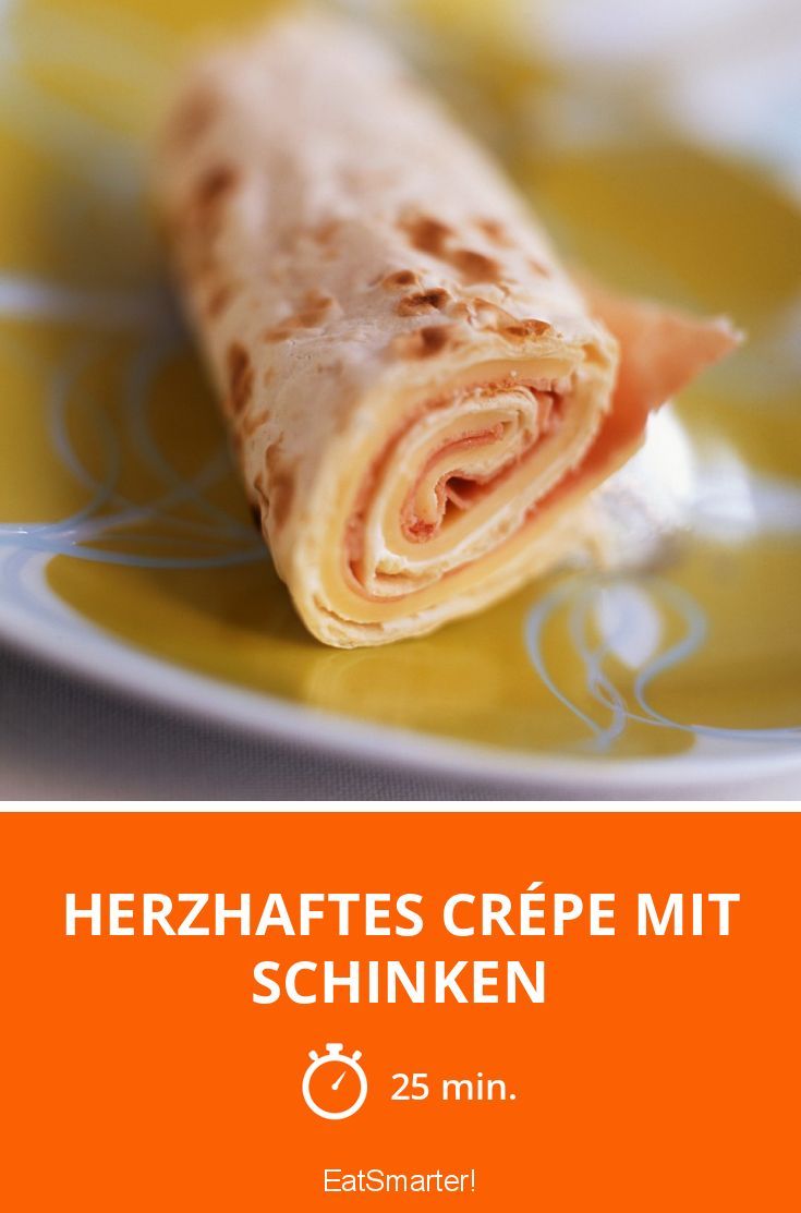 Herzhaftes Crépe mit Schinken Rezept | EAT SMARTER