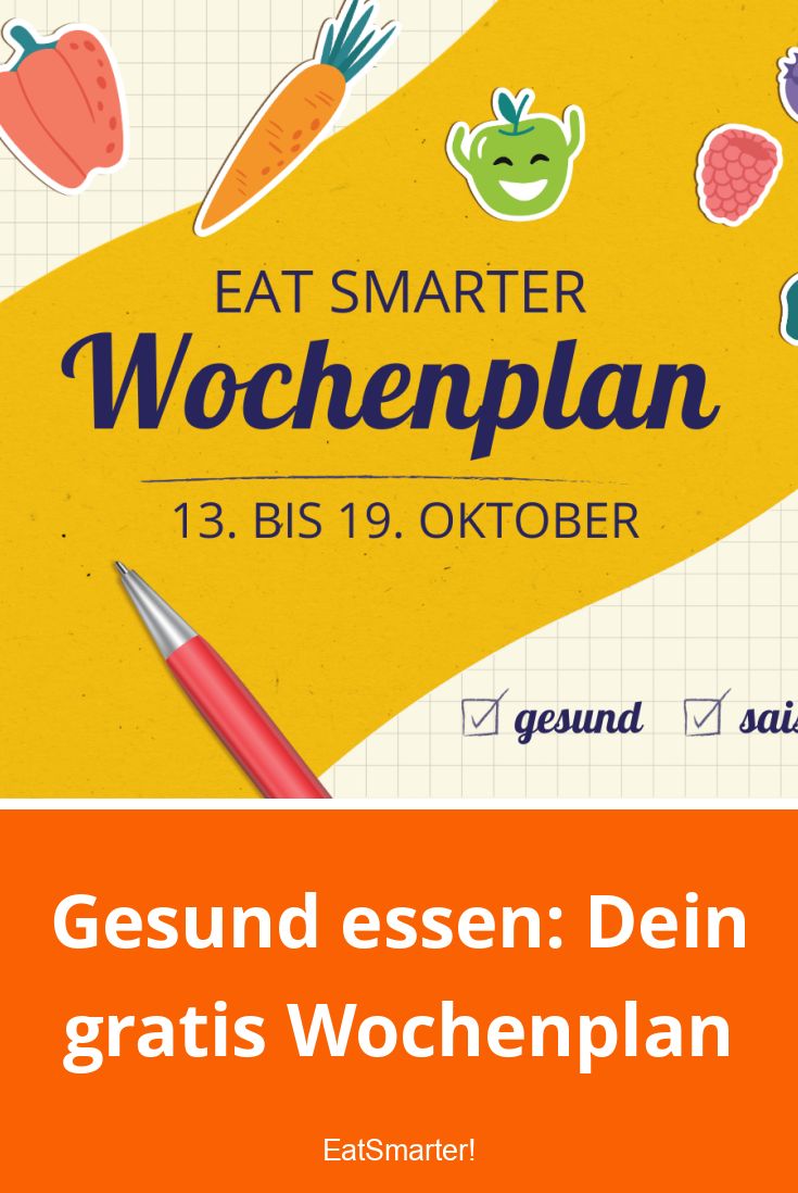 Wochenplan – Kalenderwoche 42 | EAT SMARTER