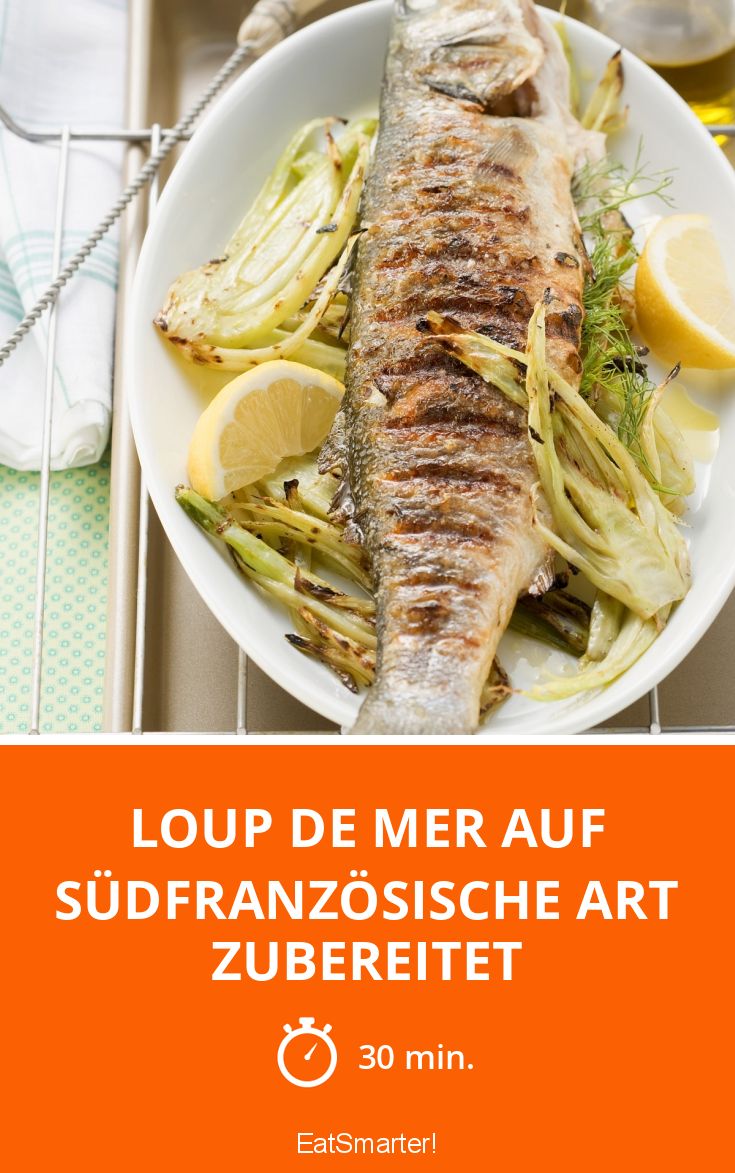 Loup de mer auf südfranzösische Art zubereitet Rezept | EAT SMARTER