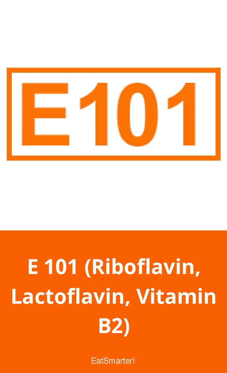 E 101 (Riboflavin, Lactoflavin, Vitamin B2) | EAT SMARTER