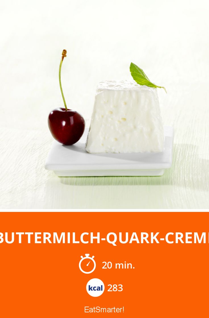 Buttermilch-Quark-Creme Rezept | EAT SMARTER