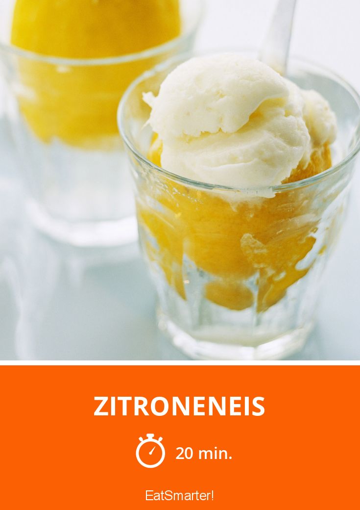 Zitroneneis Rezept | EAT SMARTER