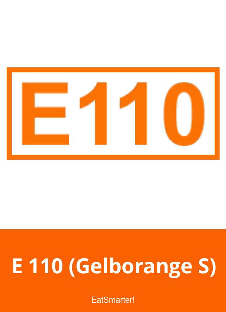 E 110 (Gelborange S) | EAT SMARTER