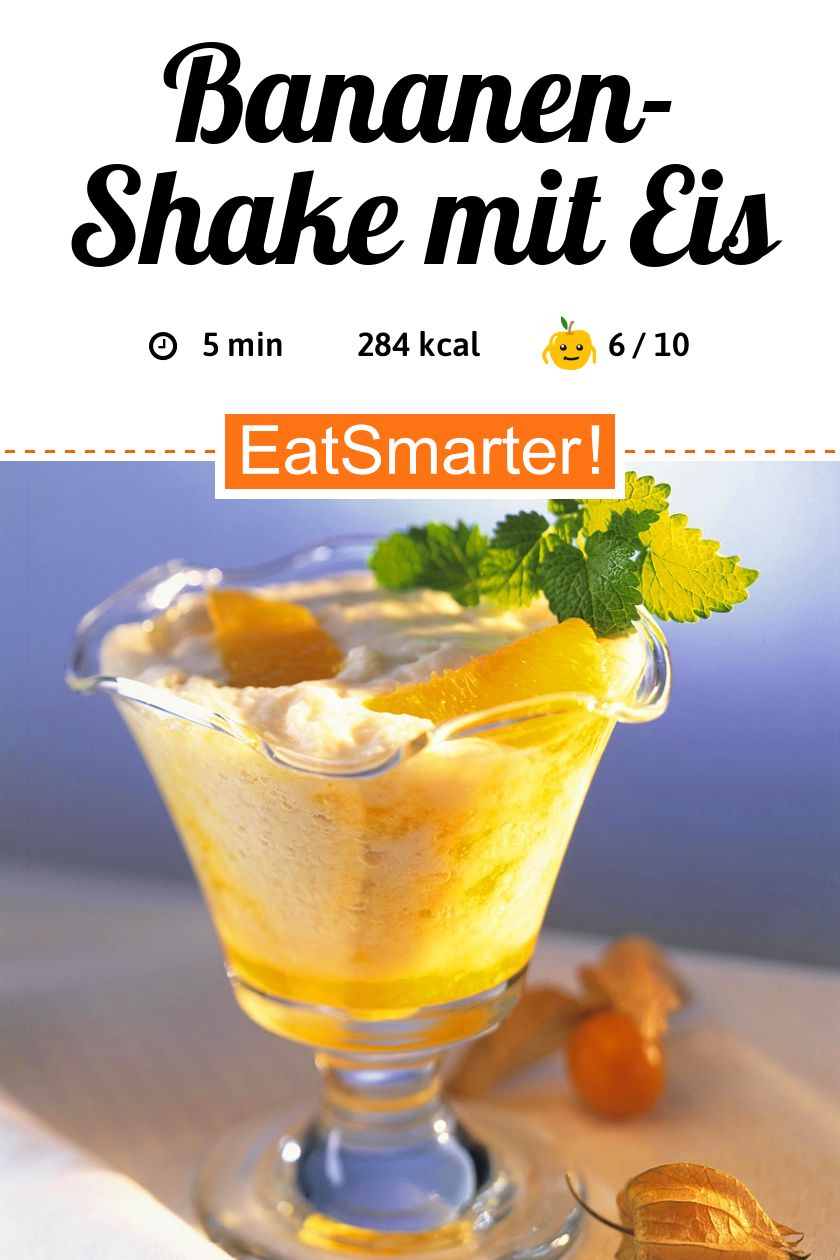 Bananen-Shake mit Eis Rezept | EAT SMARTER