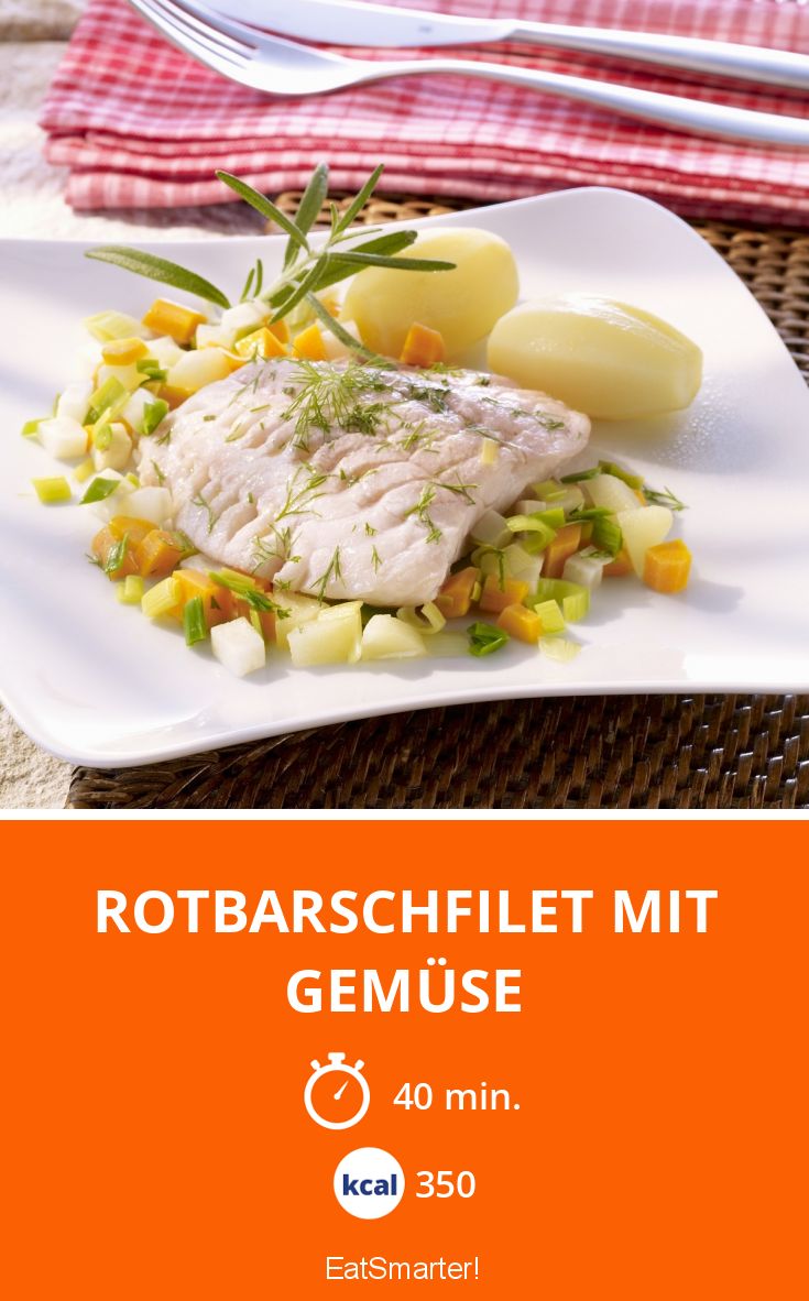 Rotbarschfilet mit Gemüse Rezept | EAT SMARTER