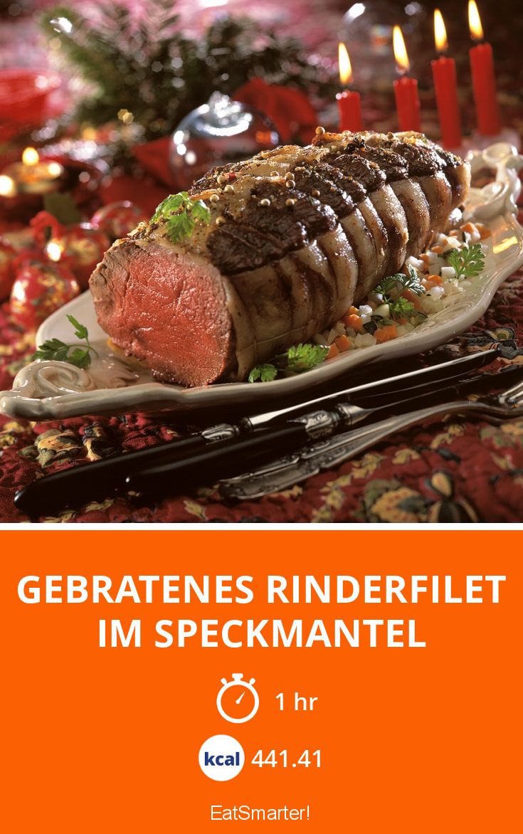 Gebratenes Rinderfilet im Speckmantel Rezept | EAT SMARTER