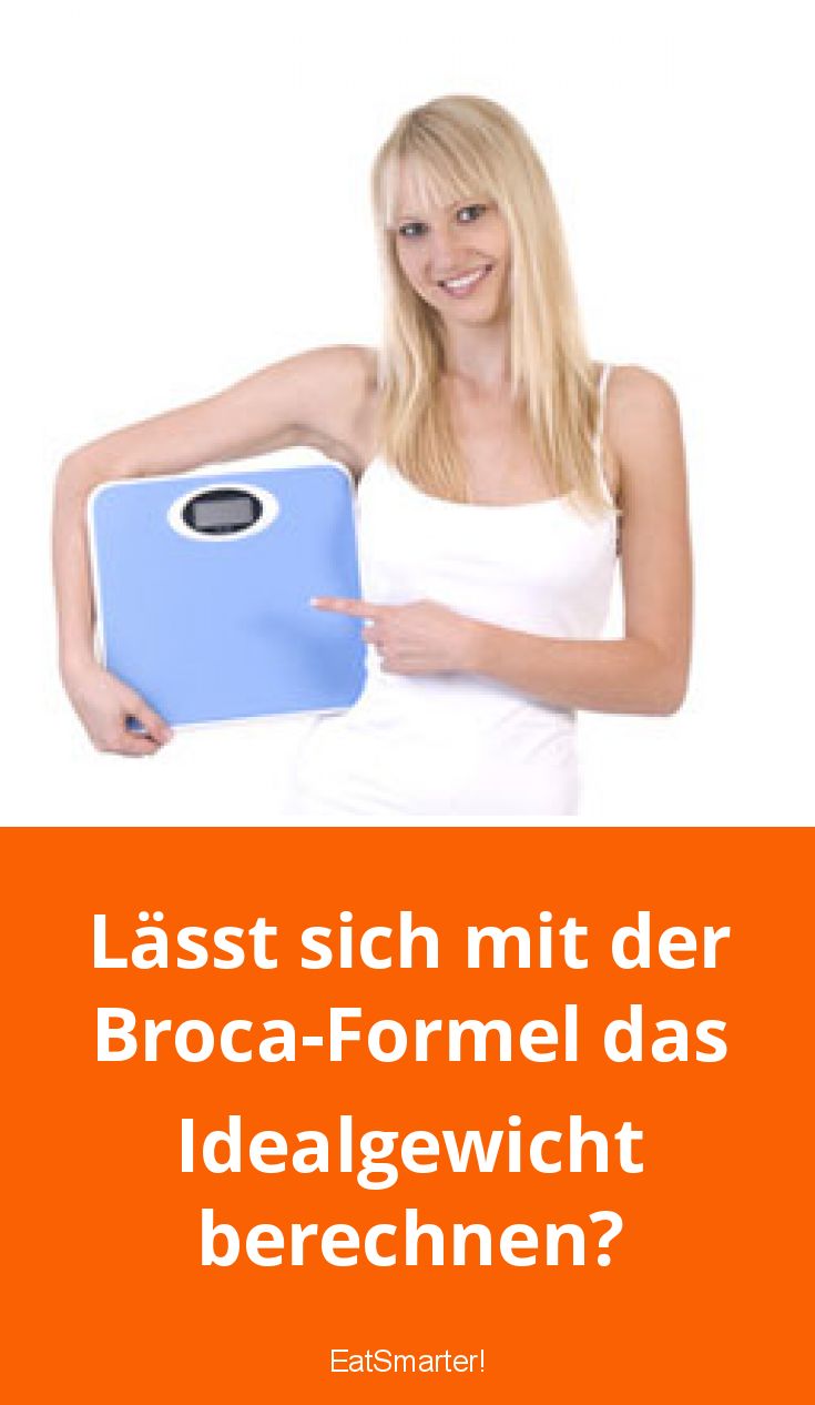 Lässt sich mit der Broca-Formel das Idealgewicht berechnen? | EAT SMARTER