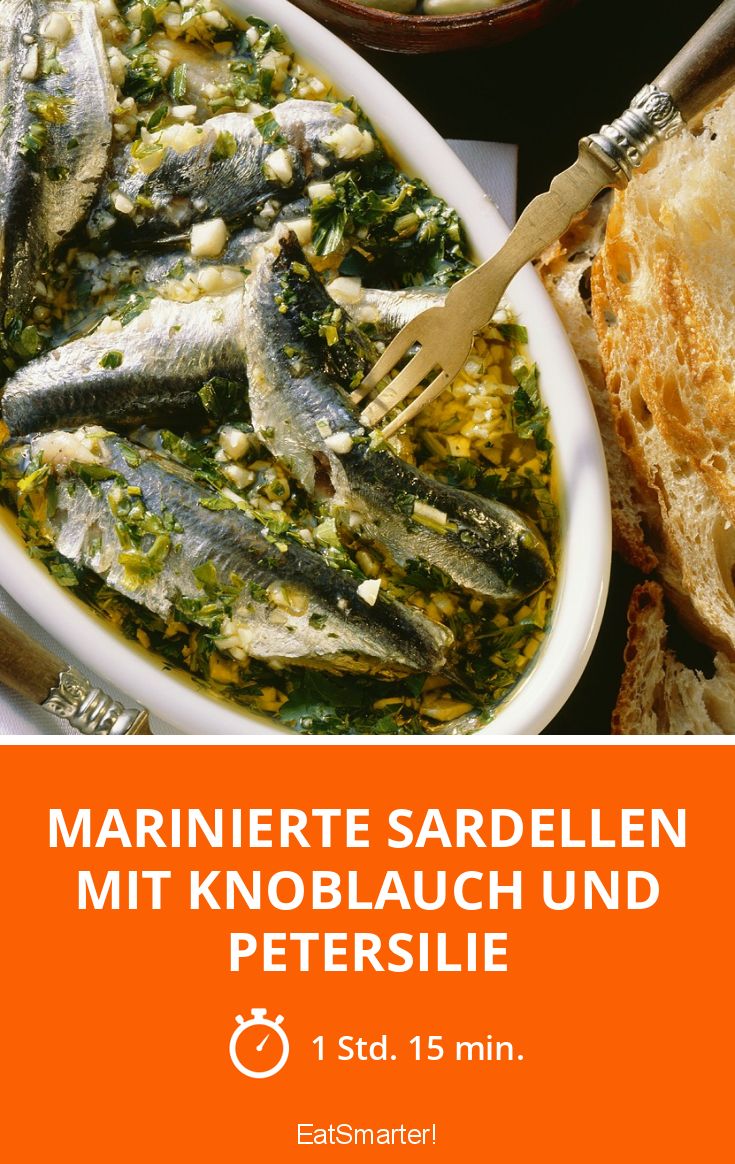 Marinierte Sardellen mit Knoblauch und Petersilie Rezept | EAT SMARTER