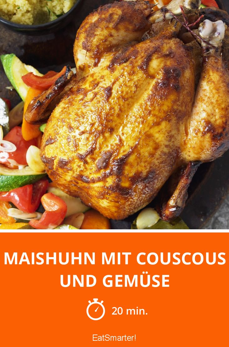 Maishuhn mit Couscous und Gemüse Rezept | EAT SMARTER