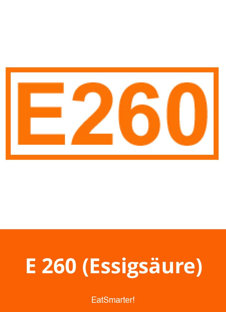 E 260 (Essigsäure) | EAT SMARTER