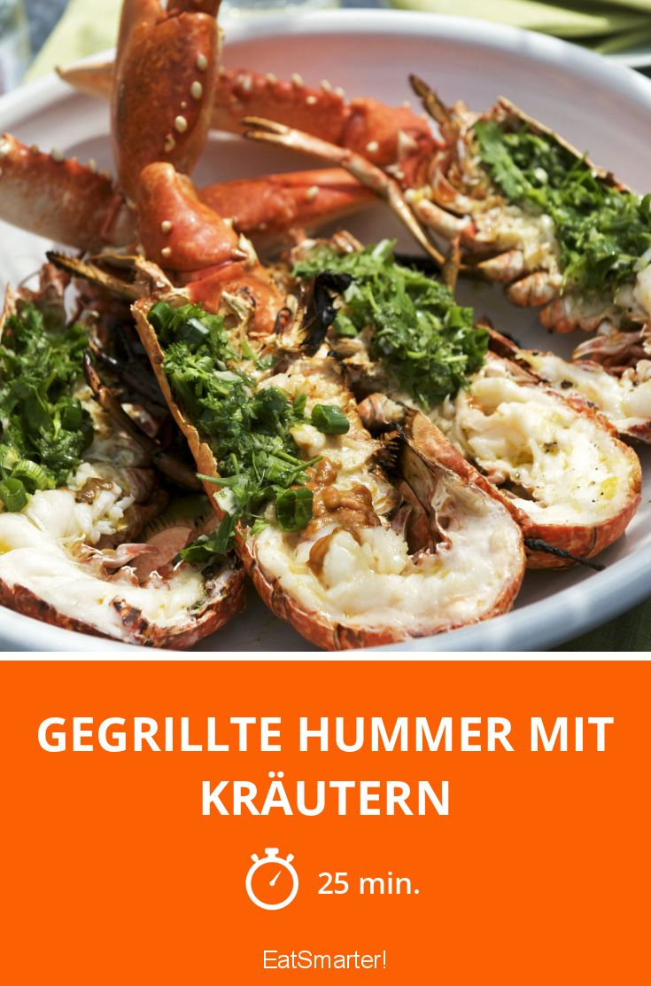 Gegrillte Hummer mit Kräutern Rezept | EAT SMARTER