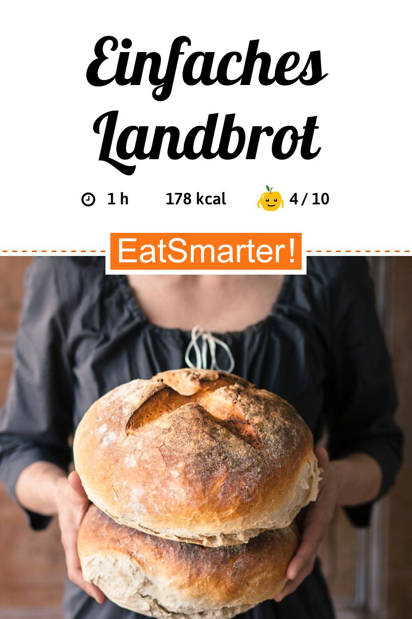 Einfaches Landbrot Rezept | EAT SMARTER