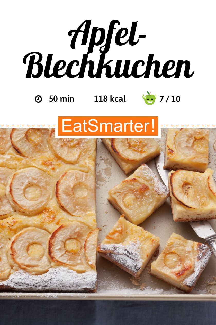Apfel-Blechkuchen mit Hefeteig Rezept | EAT SMARTER