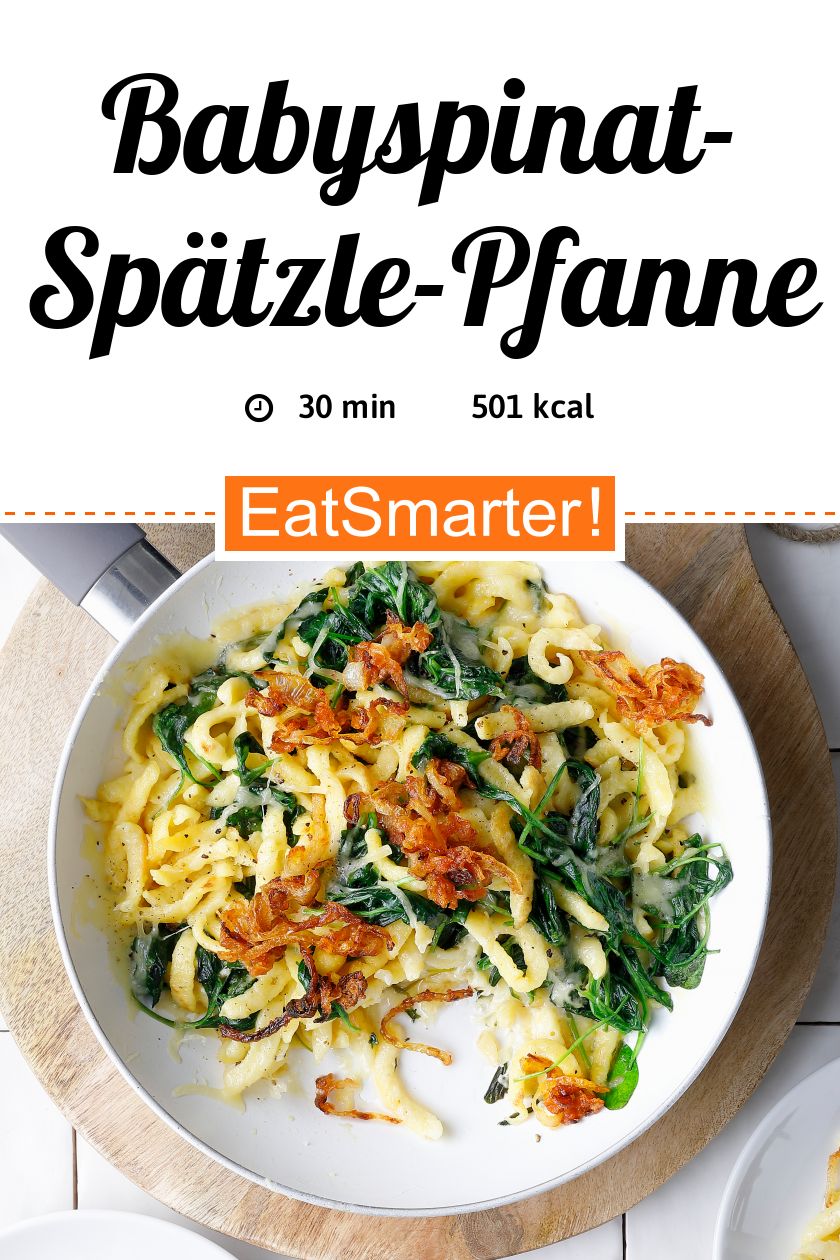 Babyspinat-Spätzle-Pfanne Rezept | EAT SMARTER