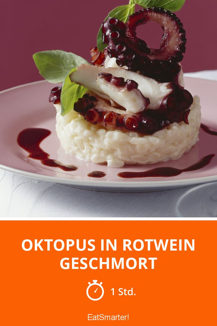 Oktopus in Rotwein geschmort Rezept | EAT SMARTER