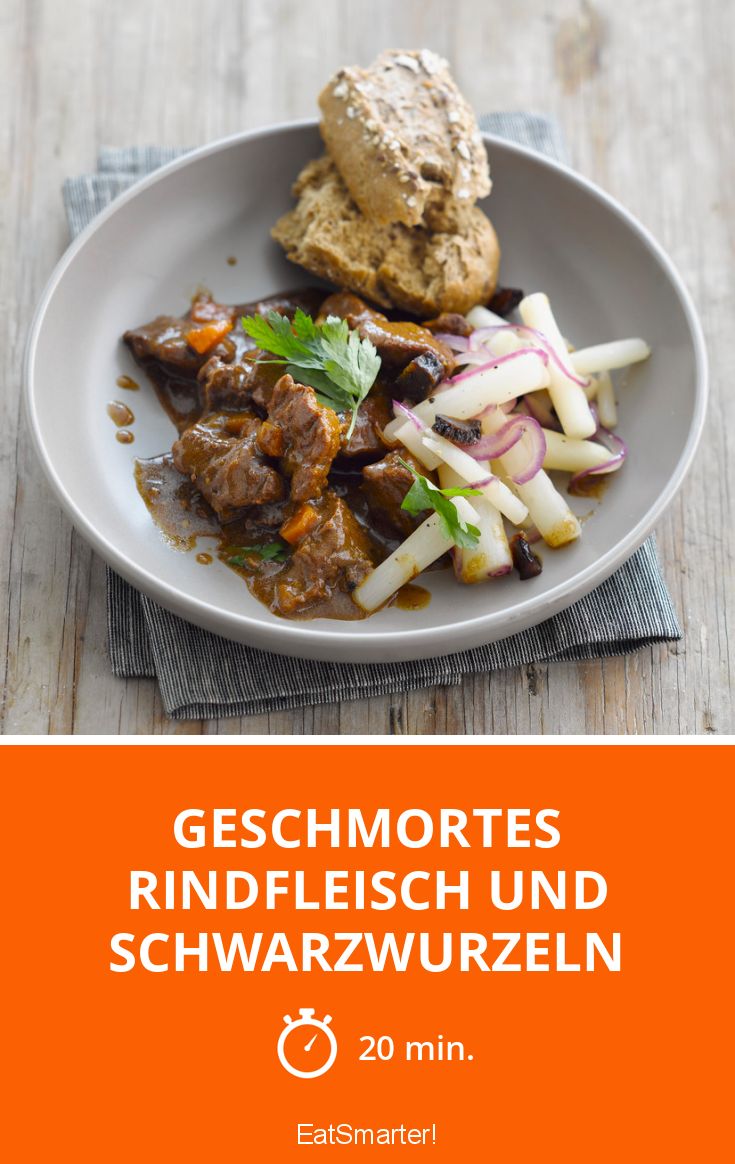 Geschmortes Rindfleisch und Schwarzwurzeln Rezept | EAT SMARTER