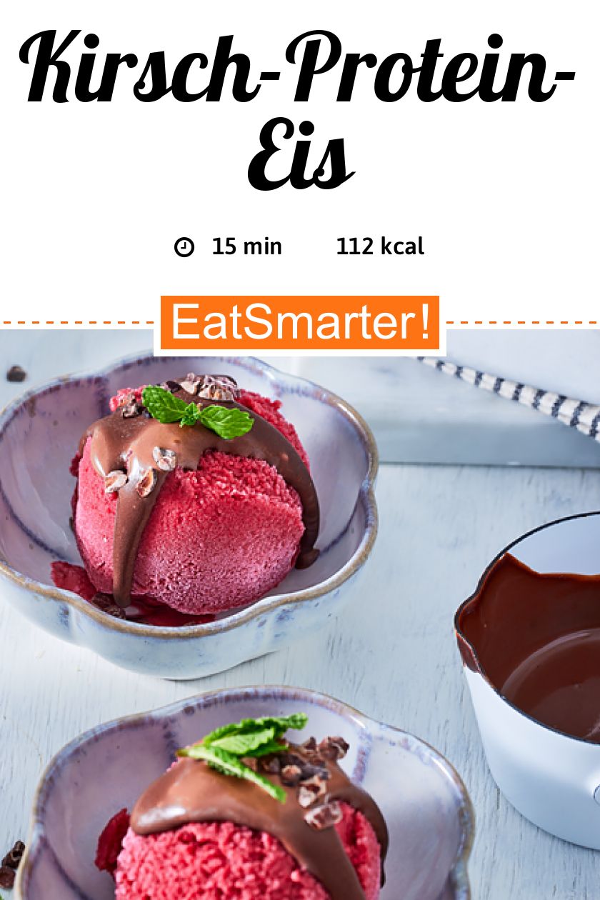 Kirsch-Protein-Eis Rezept | EAT SMARTER