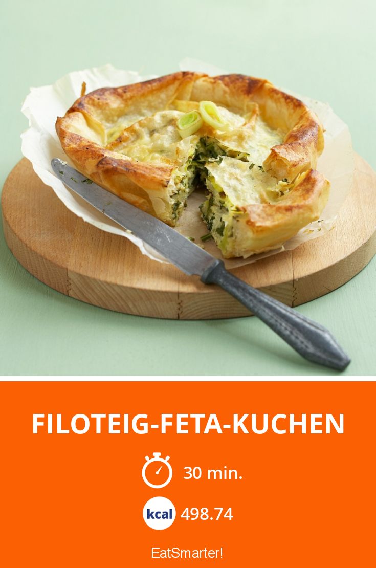 Filoteig-Feta-Kuchen Rezept | EAT SMARTER
