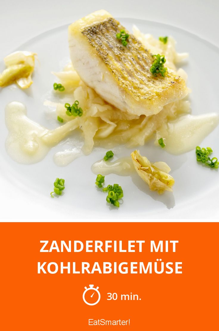 Zanderfilet mit Kohlrabigemüse Rezept | EAT SMARTER