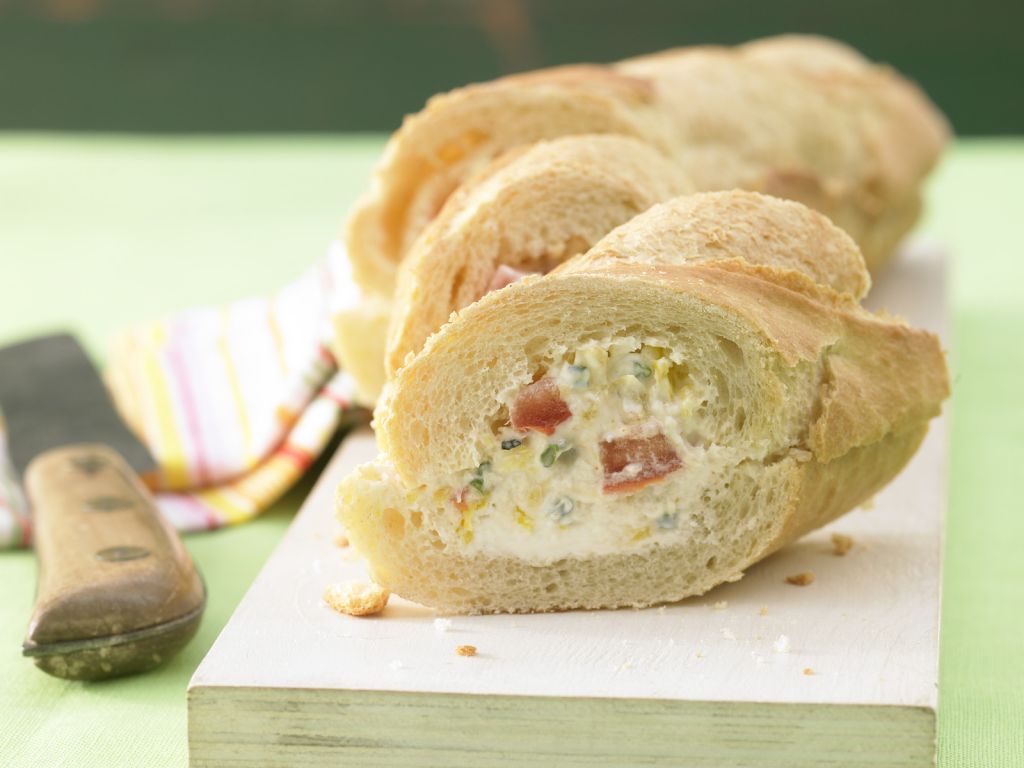 Verwunderlich Rezept Gefã¼lltes Baguette Warm Bilder