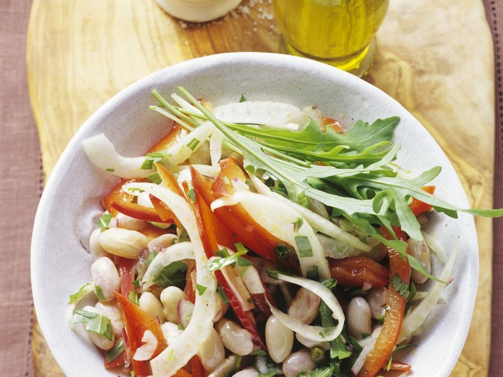 Salat aus Borlotti-Bohnen Rezept | EAT SMARTER
