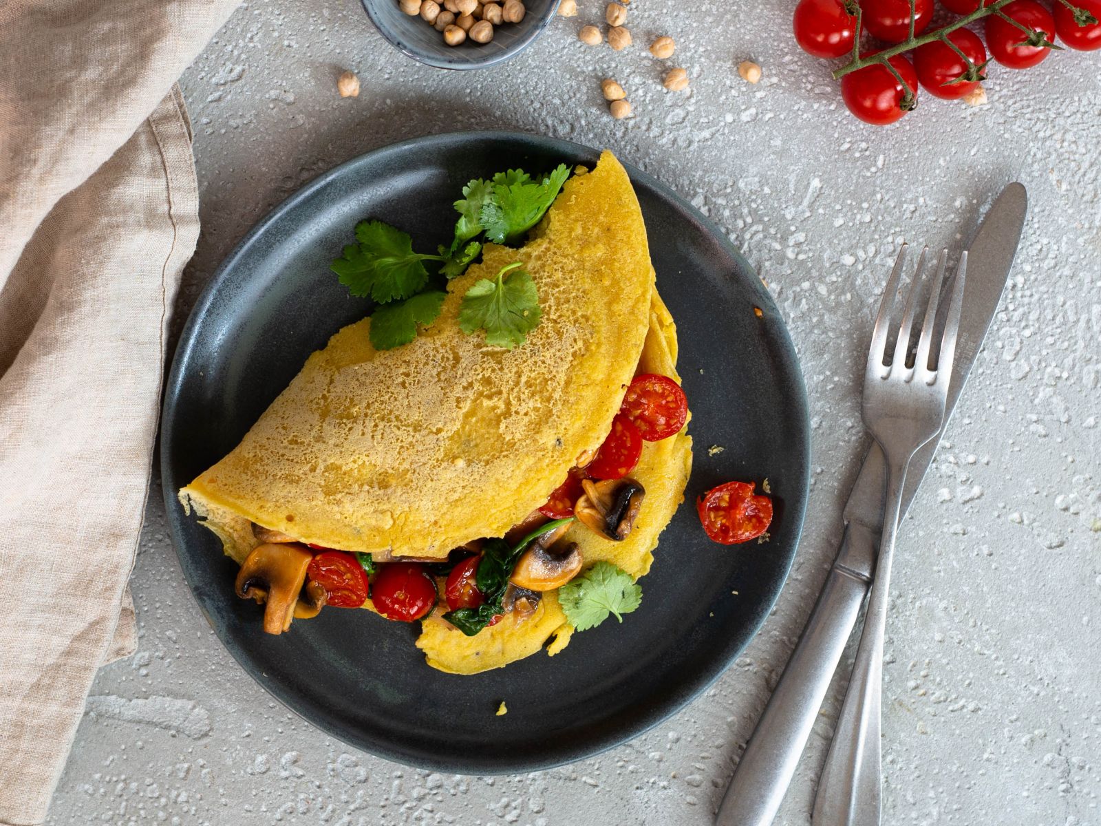 Omelette Nature Buy The Happy Being Co. Chickpea Omelette Premix