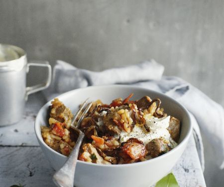 Orientalische Reispfanne mit Lamm (Biryani) Rezept | EAT SMARTER
